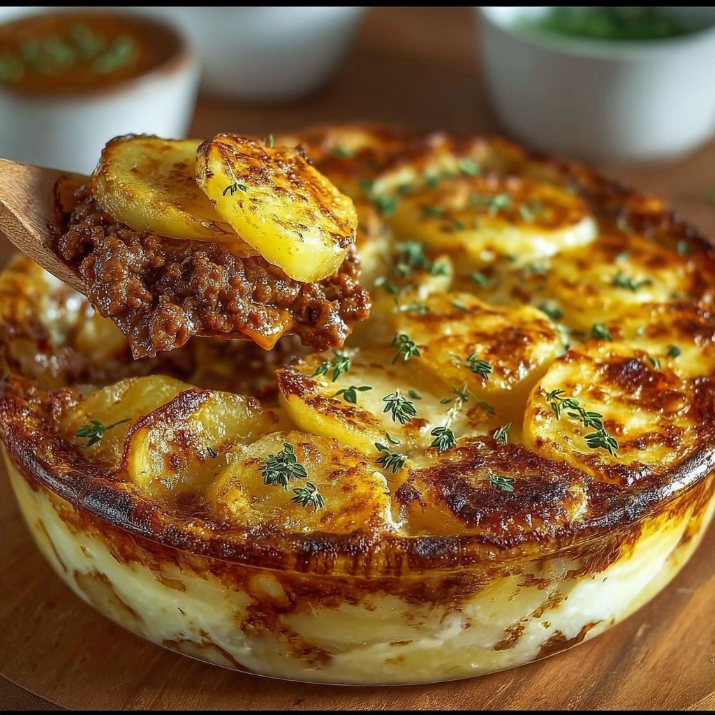 Gratin de Pommes de Terre au Bœuf Haché | Cuisine Délice