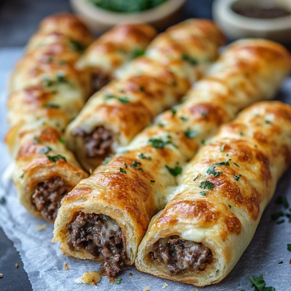 Gressins Farcis au Fromage et Philly Cheesesteak | Cuisine Délice