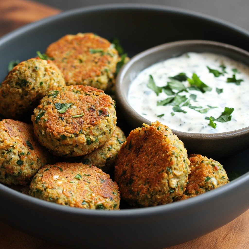 Homemade Falafels & Yogurt Sauce | Cuisine Délice